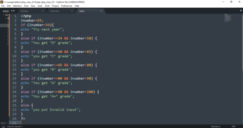 What Are The Conditional Statements In PHP?